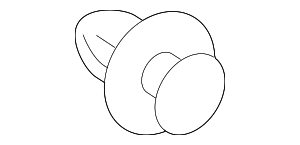 75867-68010 - Wheel Opening Molding Retainer Clip 2013-2025 Toyota ...