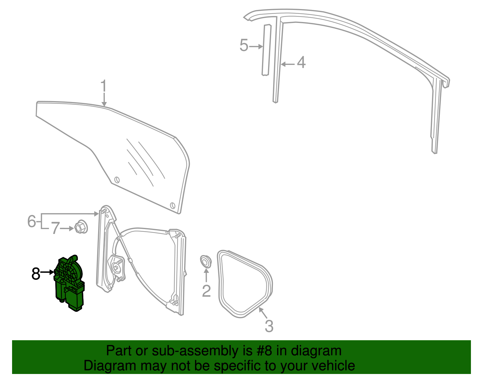 2012-2019 Volkswagen Passat Window Motor 561-959-701-C-Z0D | OEM Parts Online