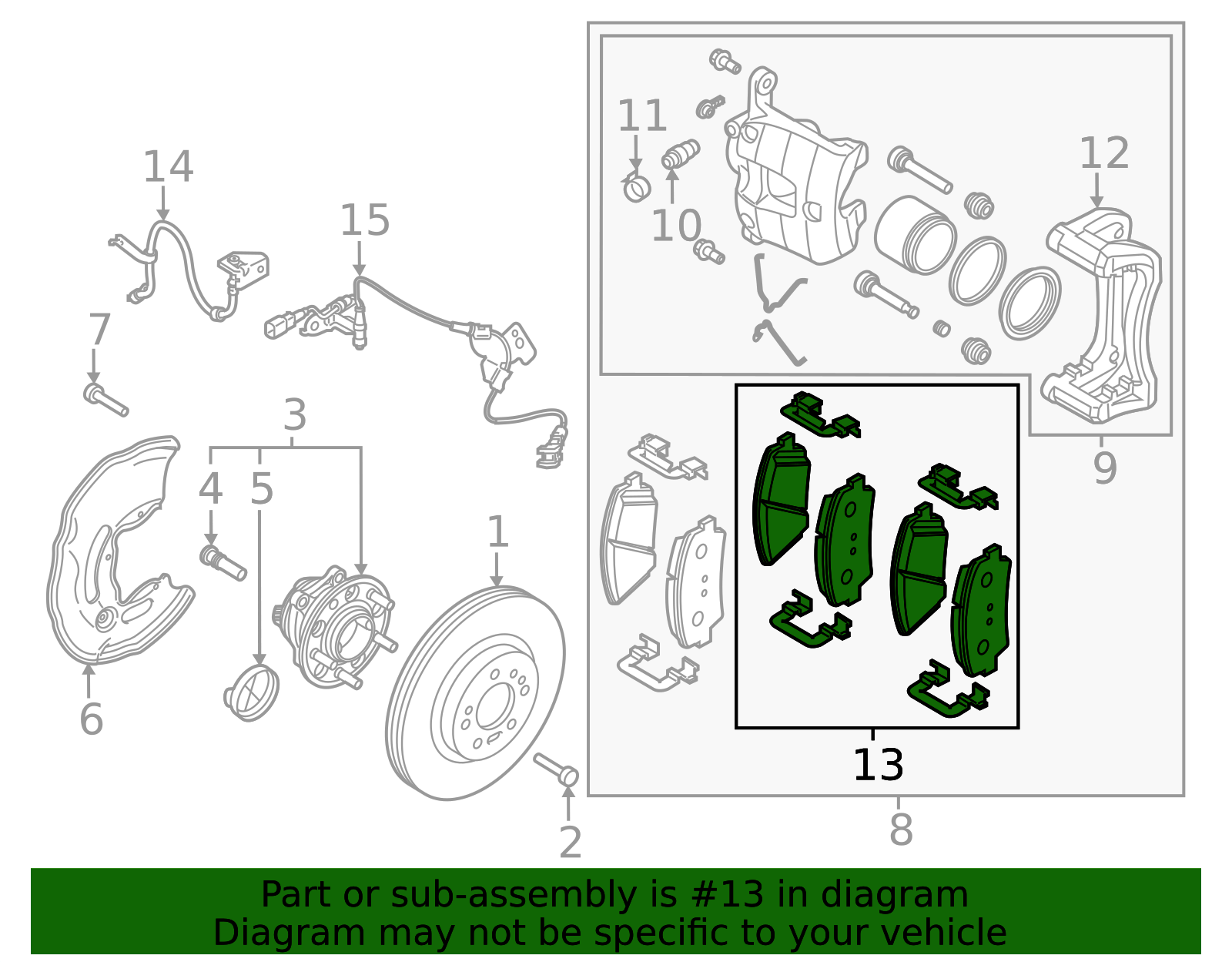 58101-J5A00 - Kia Brake Pads 2018-2021 Kia Stinger | Performance Auto Parts