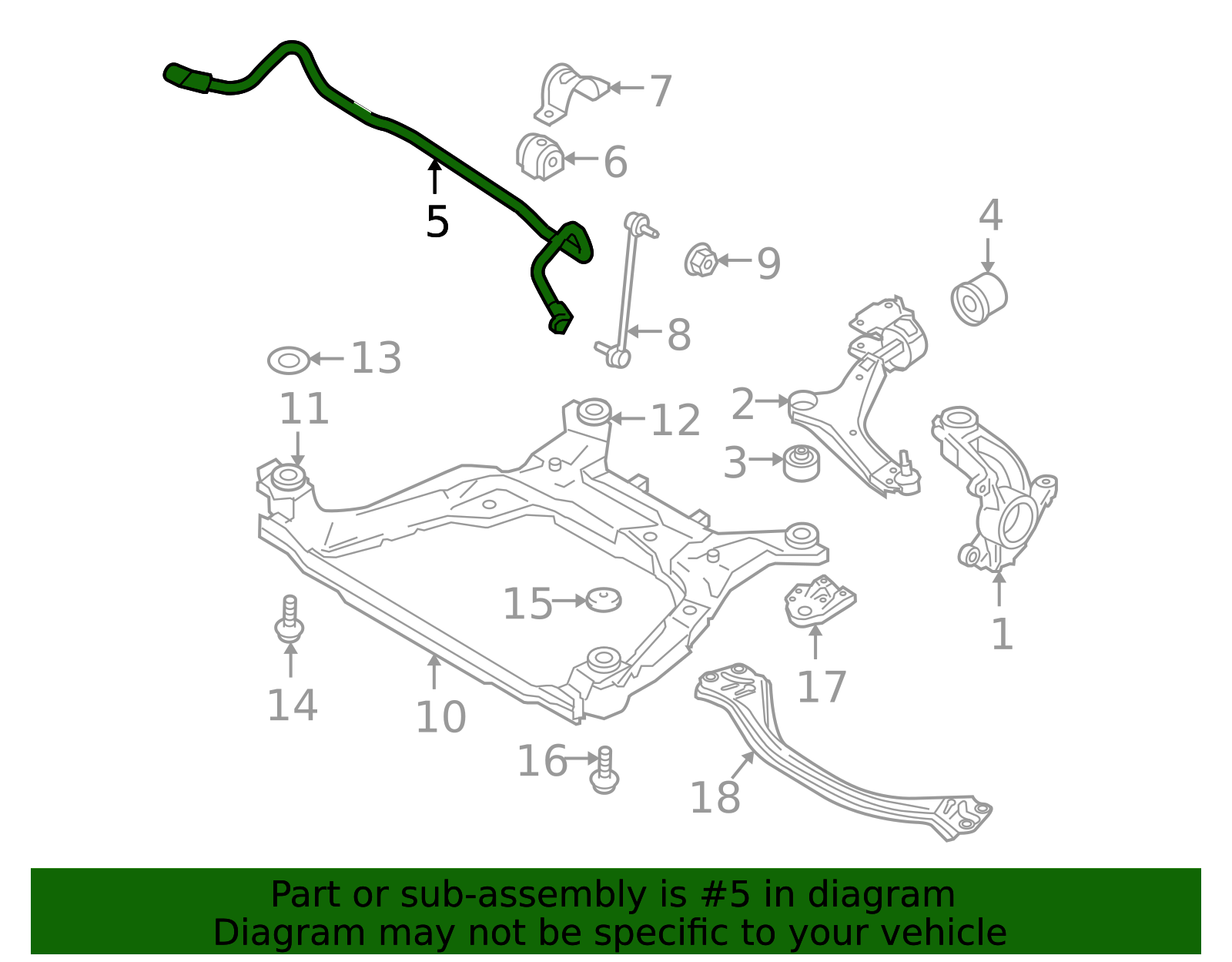 Volvo Suspension Stabilizer Bar - Ride Handling Control - Part ...