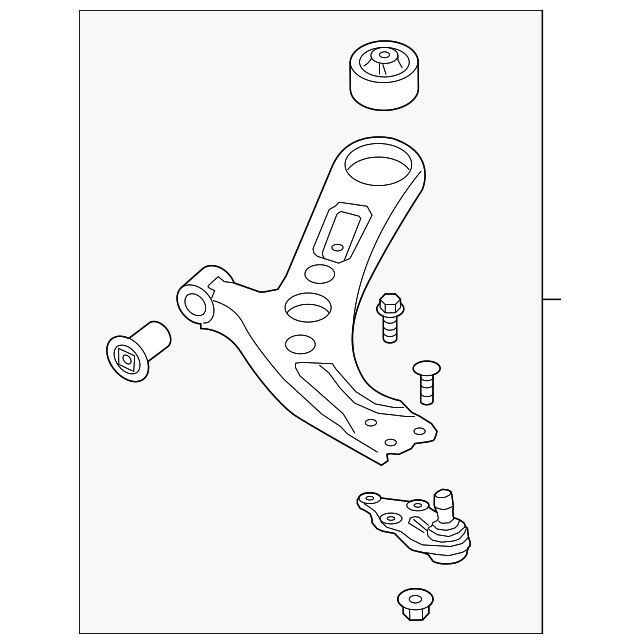 54500-B2000 - Lower Control Arm 2014-2019 Kia | Kia.Parts Store