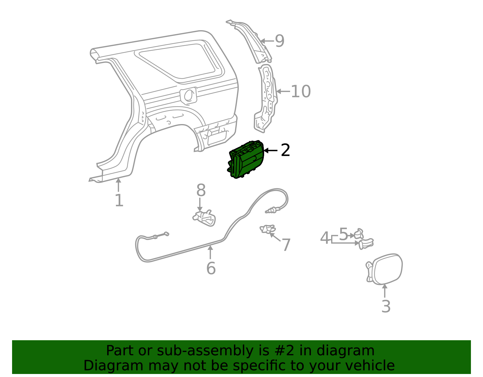62904-35021 - High-Quality Quarter Panel Vent for AutoNation Parts