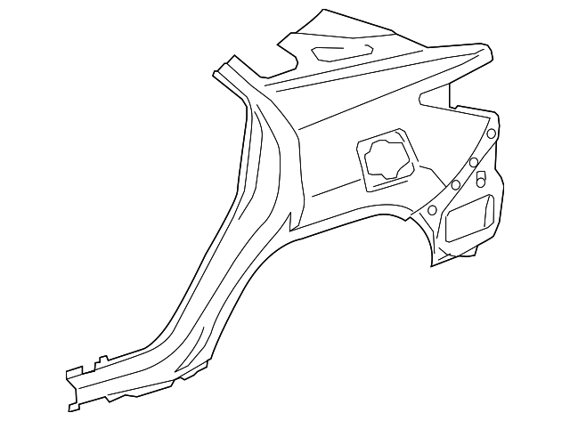 61601-0E051 - Quarter Panel For 2016-2022 Lexus | Lexus OE Parts