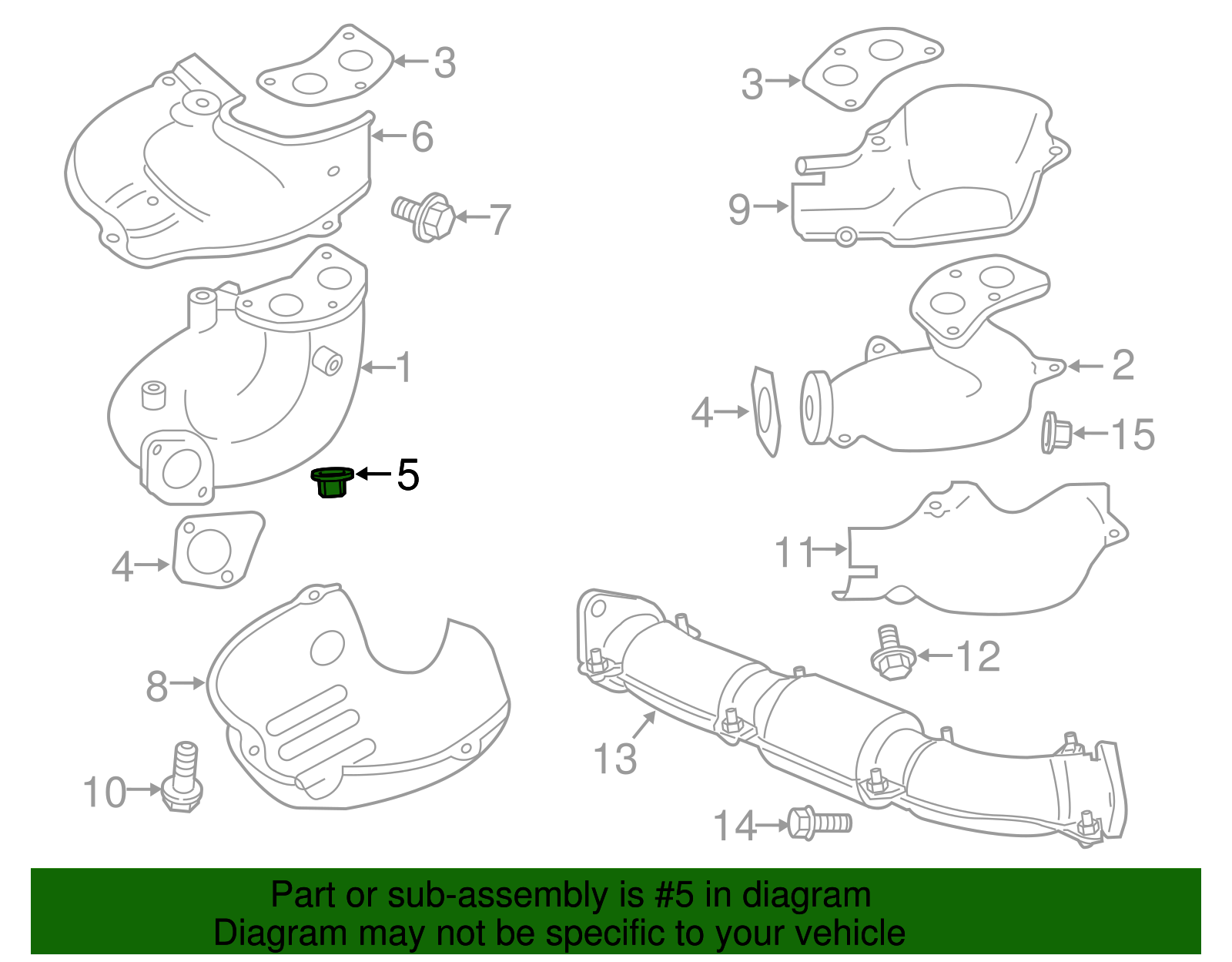 2002-2025 Subaru Suspension Stabilizer Bar Link Nut 902370029 | Subaru ...