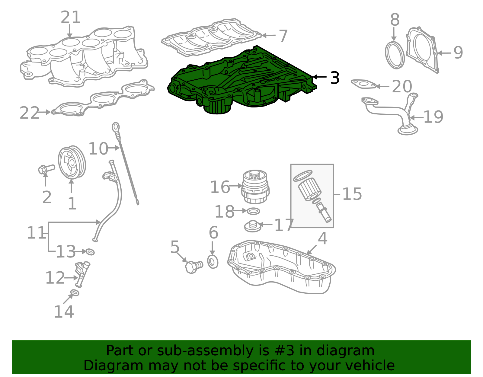 2005-2013 Toyota Oil Pan 12101-31121 | OEM Parts Online