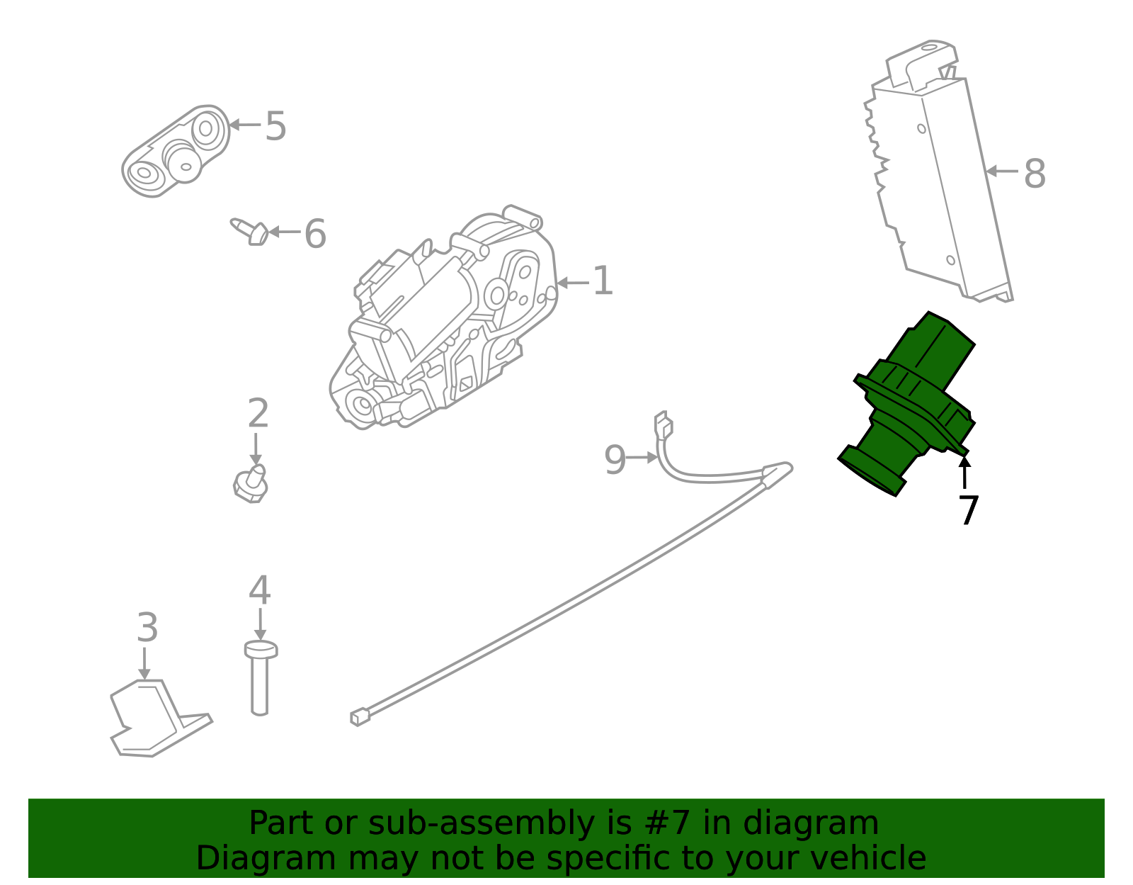 2023-2025 Ford | Front Camera | PJ7Z-19G490-C | Walls' Ford Parts