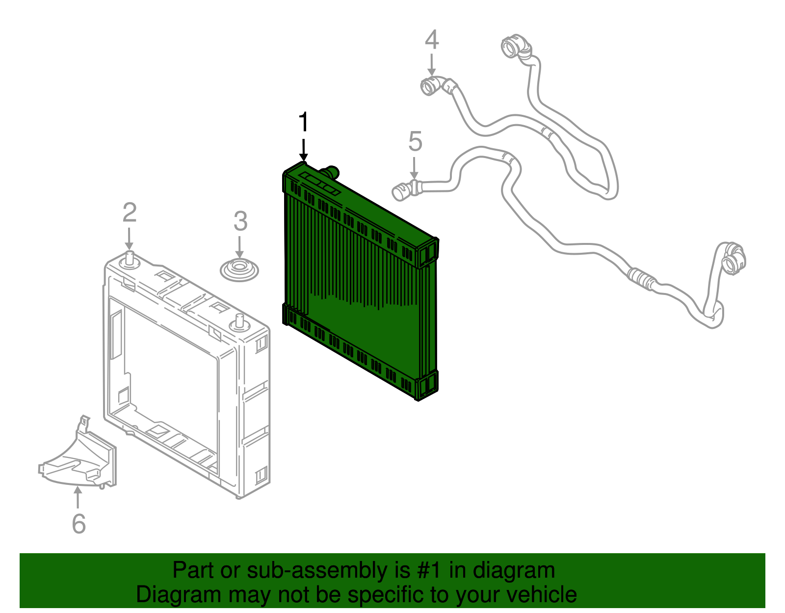 17-11-8-743-663 - Radiator 2016-2020 BMW | BMWPartsDirect.com