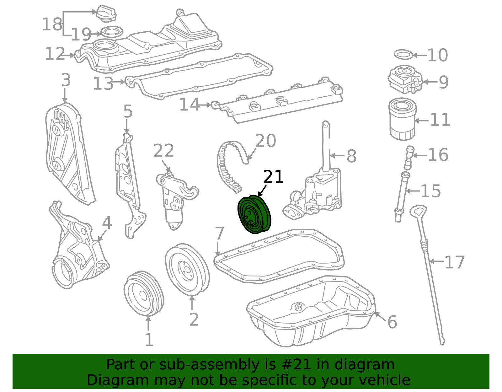 Engine Timing Belt Tensioner 026-109-243-J | VW Direct Auto Parts