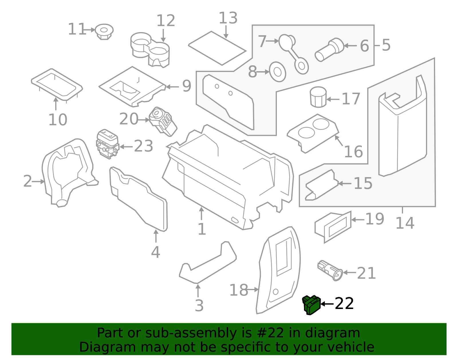 Genuine OEM Ford Part - 12 Volt Accessory Power Outlet BC3Z-19N236-A ...