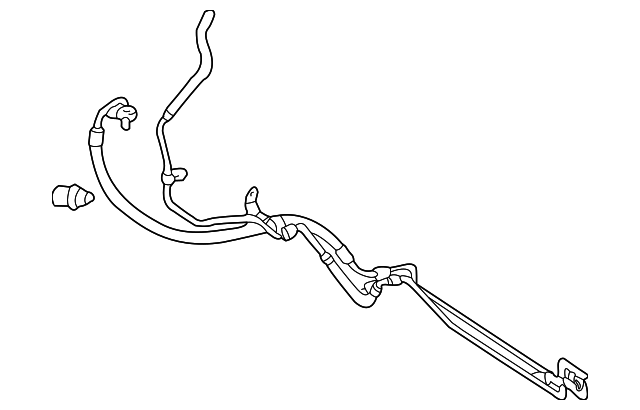 Toyota Parts Power Steering Pressure Hose 44410-0C021 | Toyota Parts ...