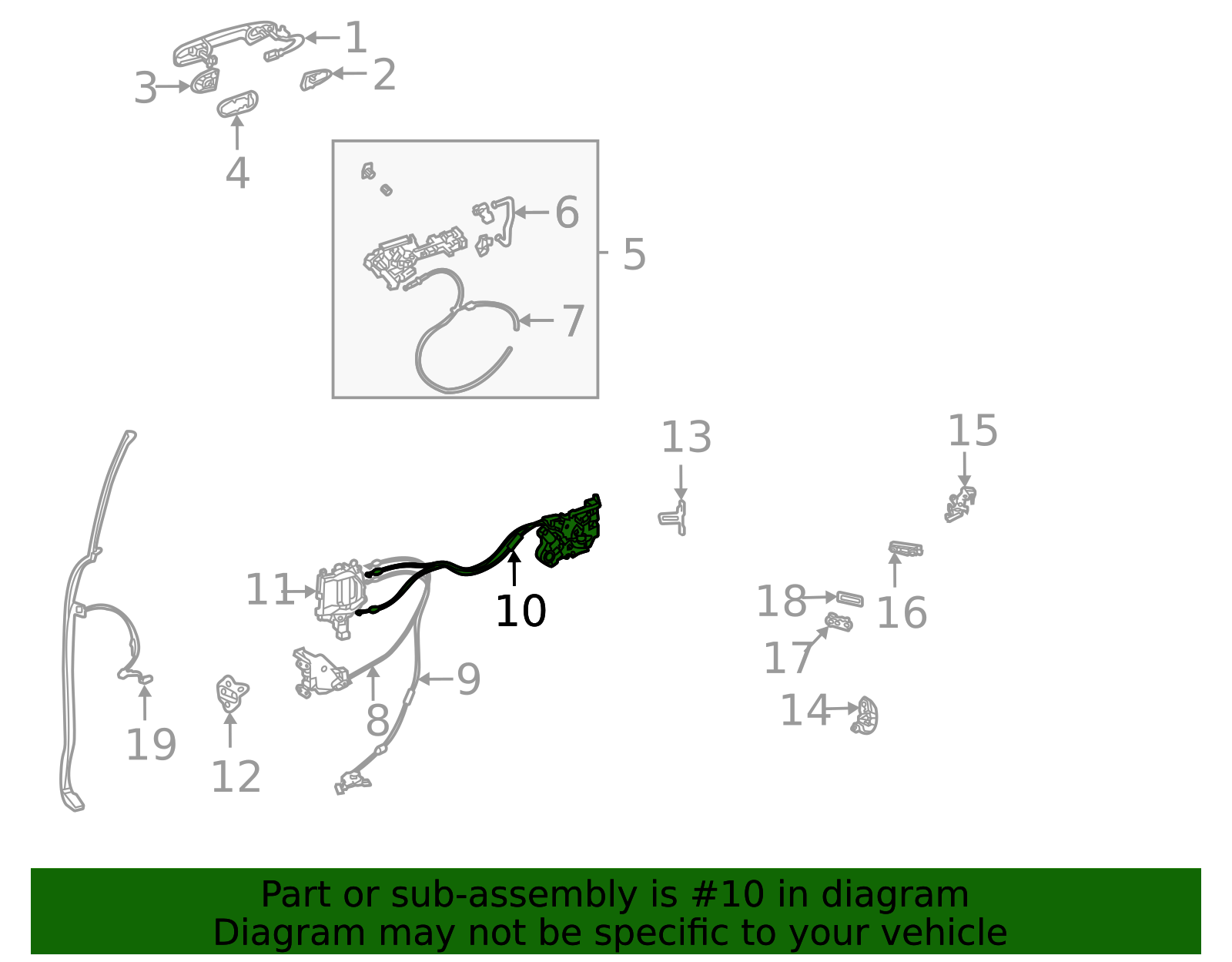 69200-08042 - Door Lock Actuator Motor 2021-2025 Toyota Sienna | Longo ...