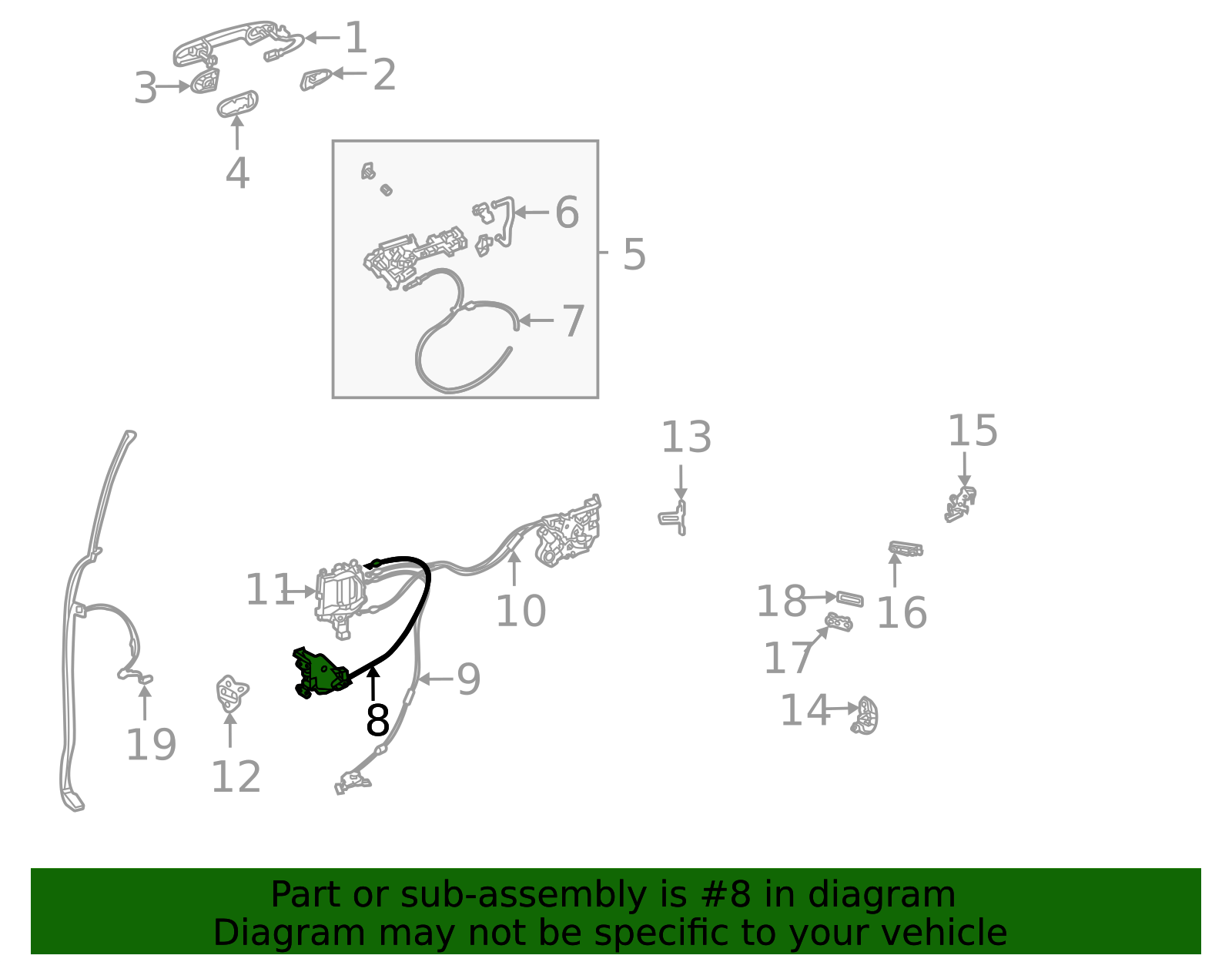 69370-08060 - Lock Assembly - 2021-2025 Toyota Sienna | OEM Genuine ...