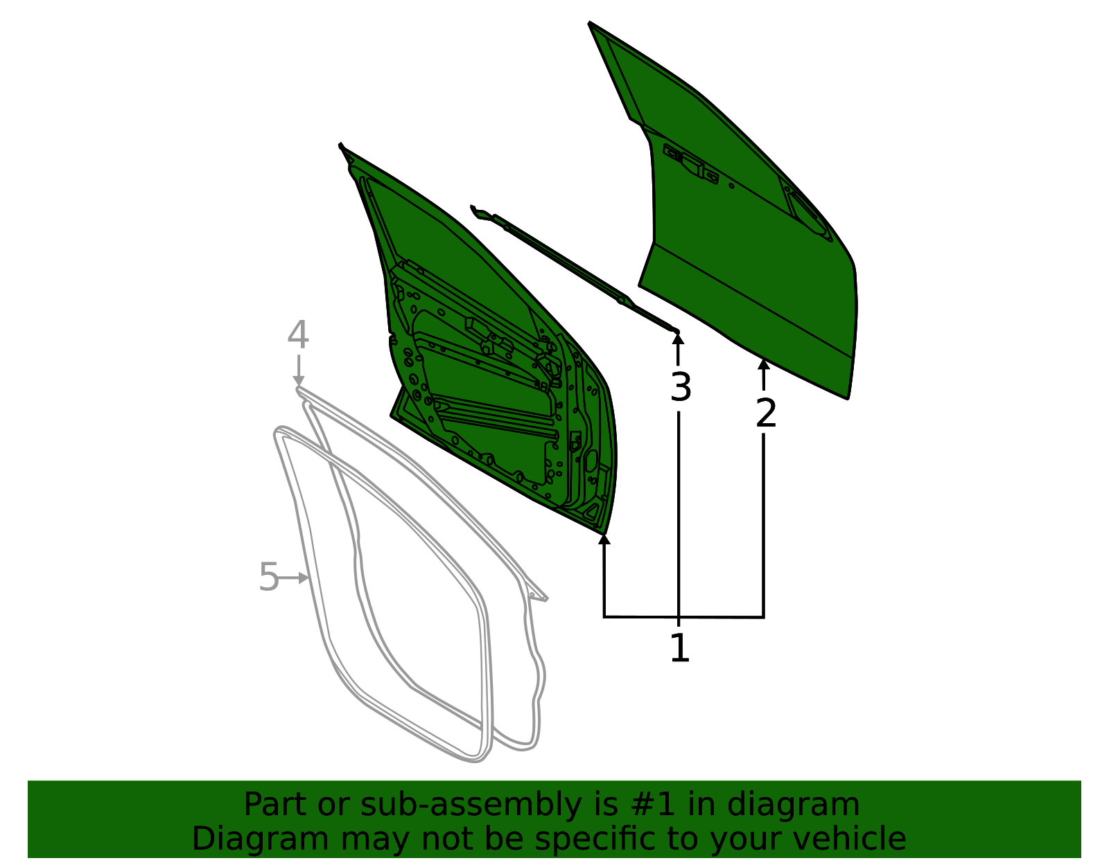 sz6z2620125a - Ford Door Shell | Levittown Ford Parts
