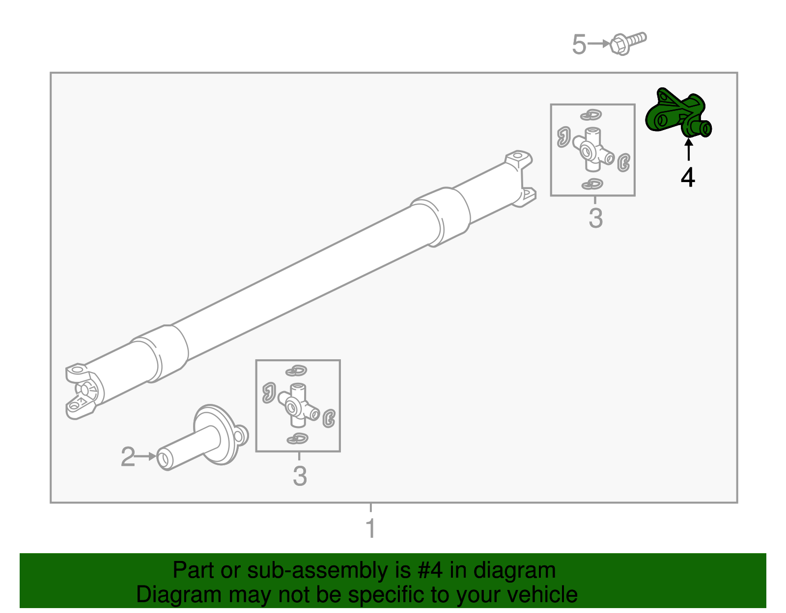 2020 Ford F-150 | Coupling | KL3Z-4782-A | Walls' Ford Parts