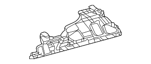 2021-2024 Toyota Mirai Under Cover 55606-62040 | Toyota Parts Center