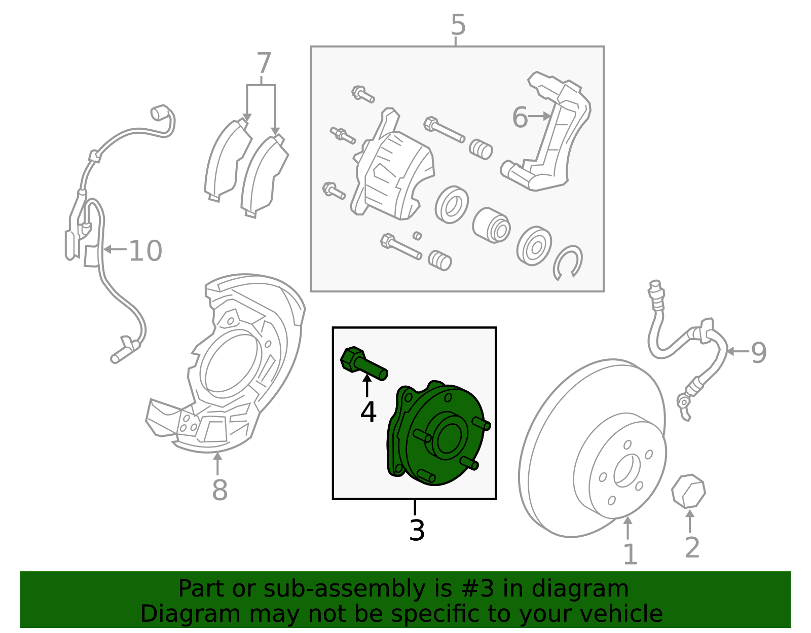 43550-0R020 - Hub Assembly - 2006-2019 Toyota | Nucar Toyota of North ...
