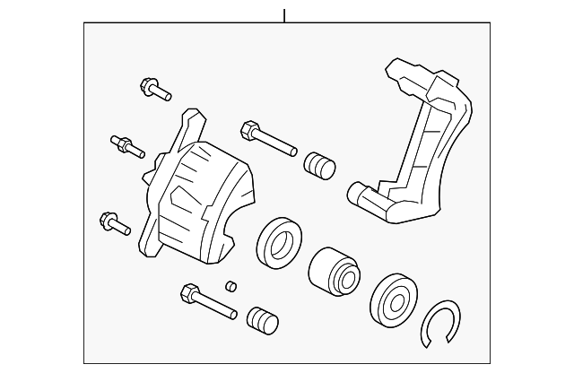 2009-2018 Toyota Disc Brake Caliper 47750-02410 | Toyota Parts Center