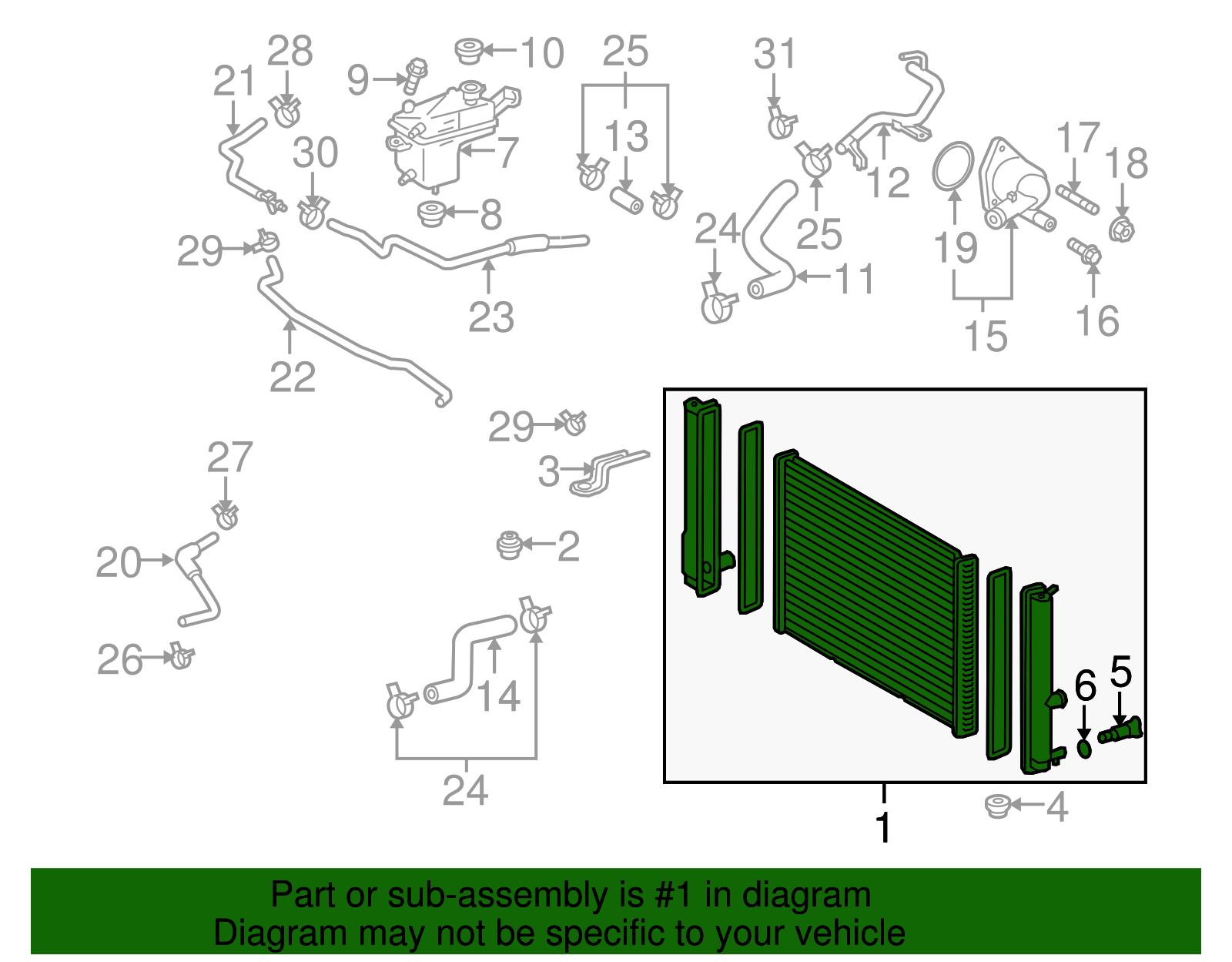 1640037240 - Toyota Radiator Assembly 2010-2015 Toyota | Performance ...