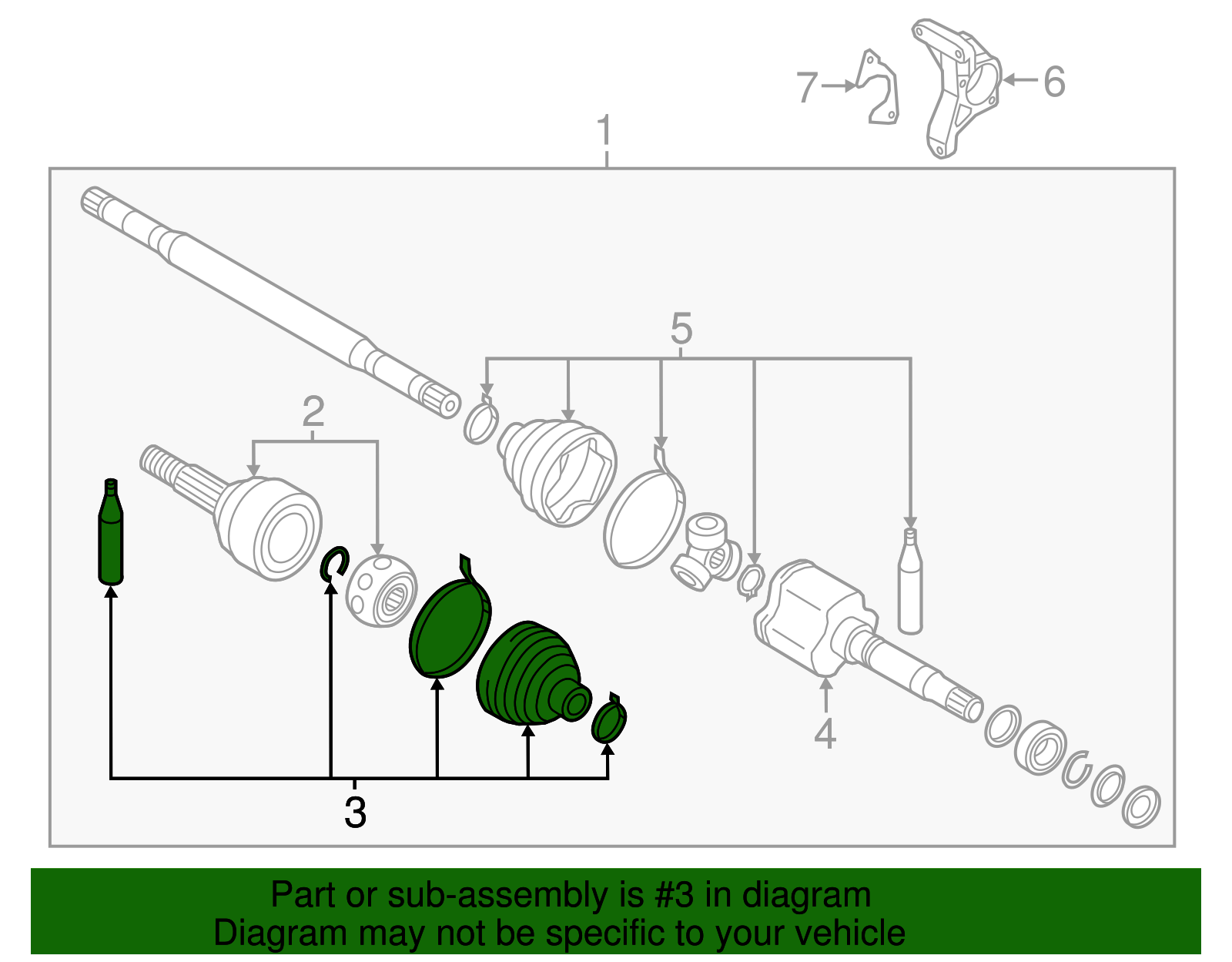 2019-2025 Nissan Outer Boot C9241-3TA2J | Nissan Parts Central