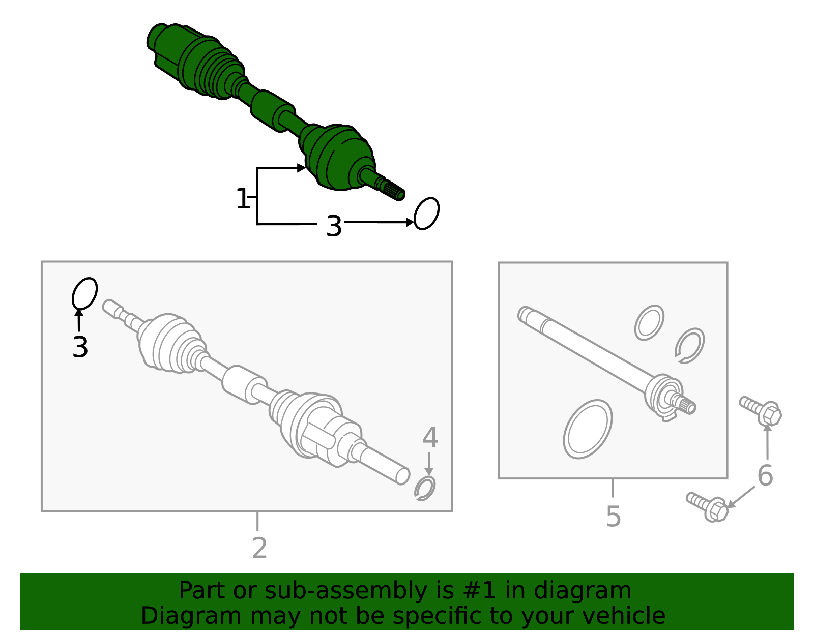 2019-2023 Lincoln Nautilus | Motorcraft™ Cv Axle Assembly | TX-13258 ...