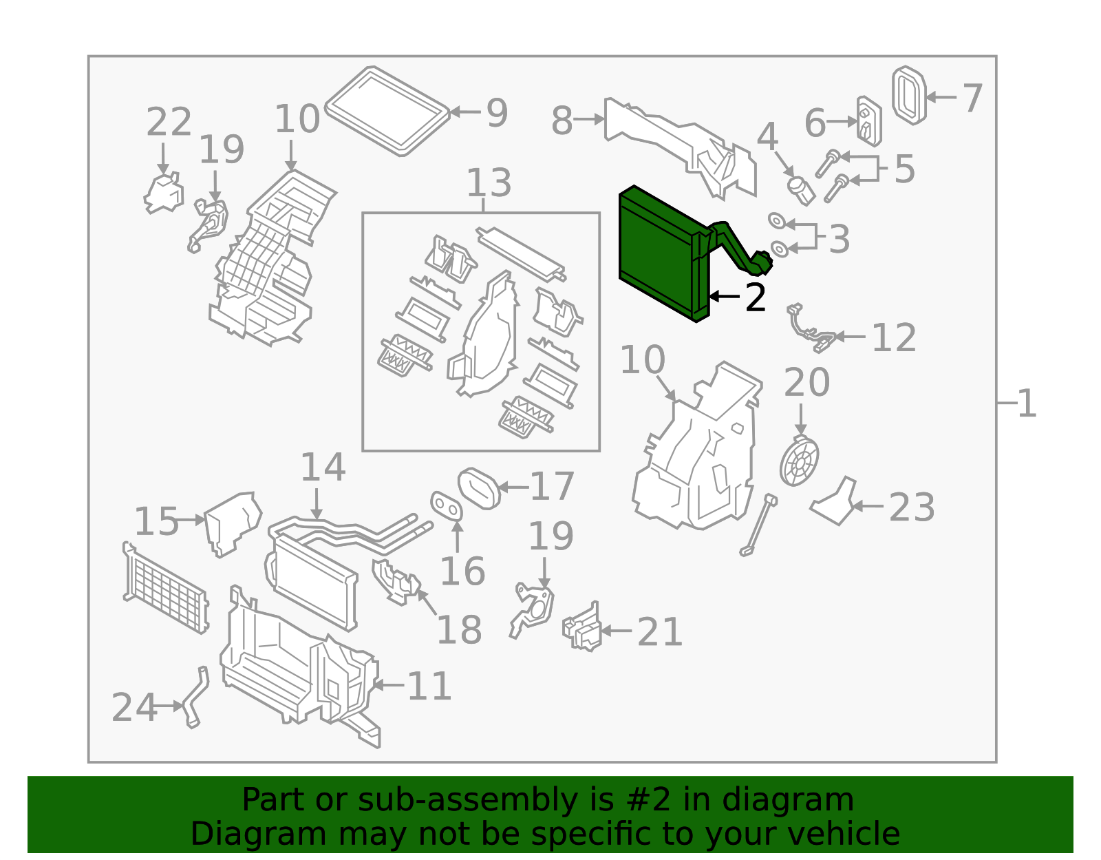 BDTS-61-J10 - Evaporator Core - 2019-2020 Mazda | Mazda Parts Factor