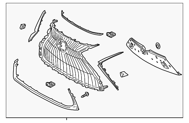 2019-2025 Lexus Grille Assembly 53101-06E70 | OEM Parts Online