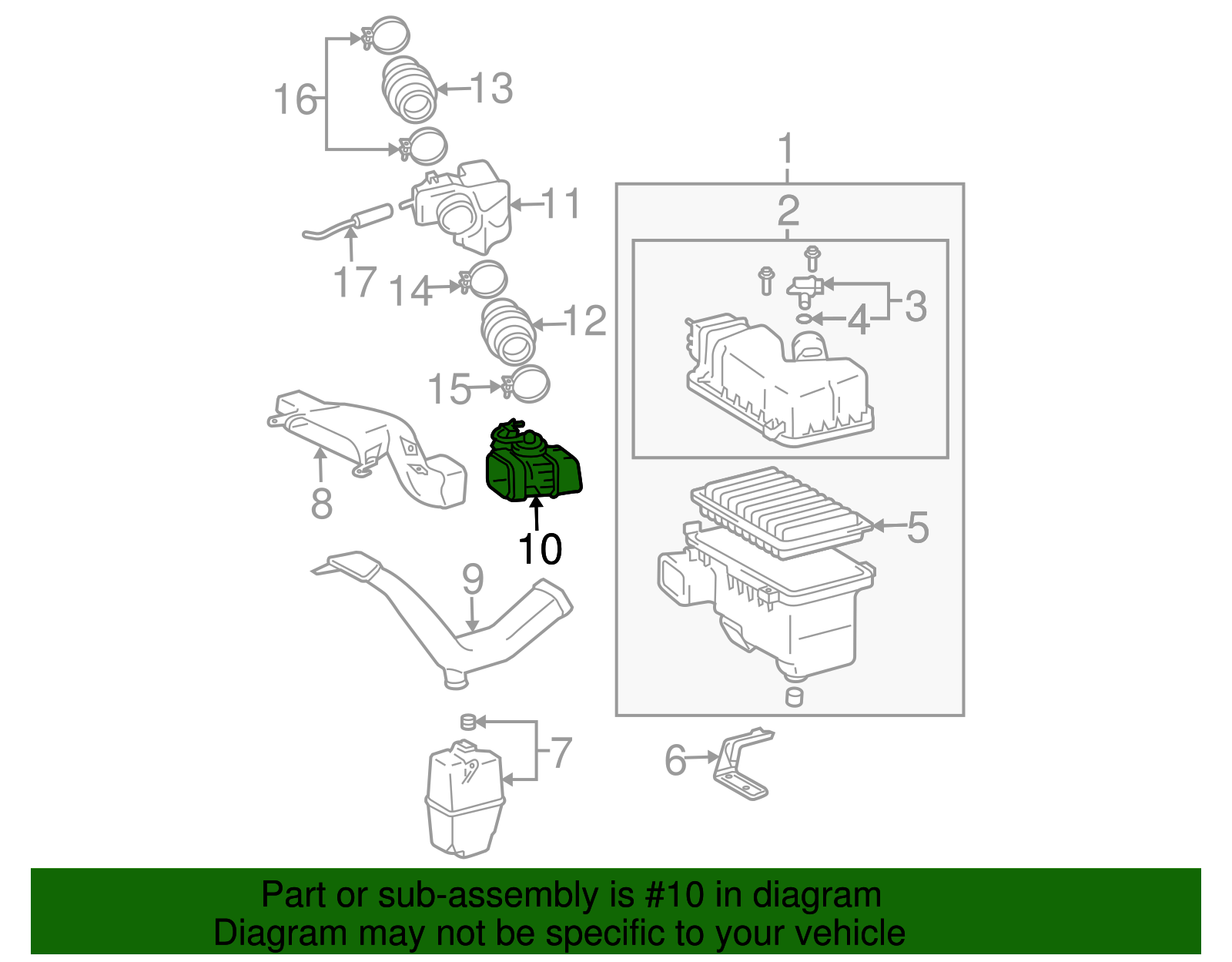 2002-2009 Lexus Air Control Valve 17330-0A010 | OEM Parts Online
