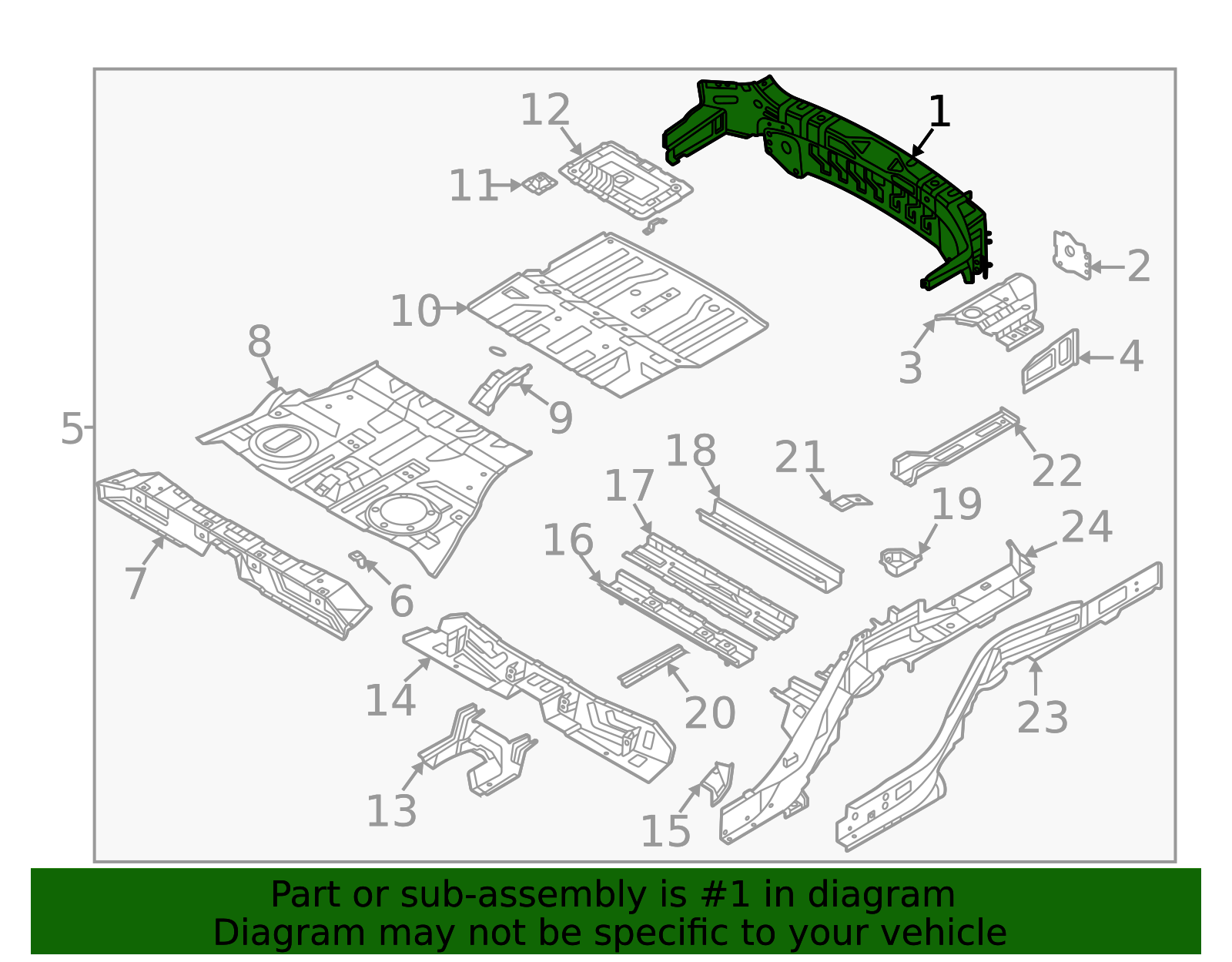 Rear Body Panel 69100-T6000 | OEM Parts Online