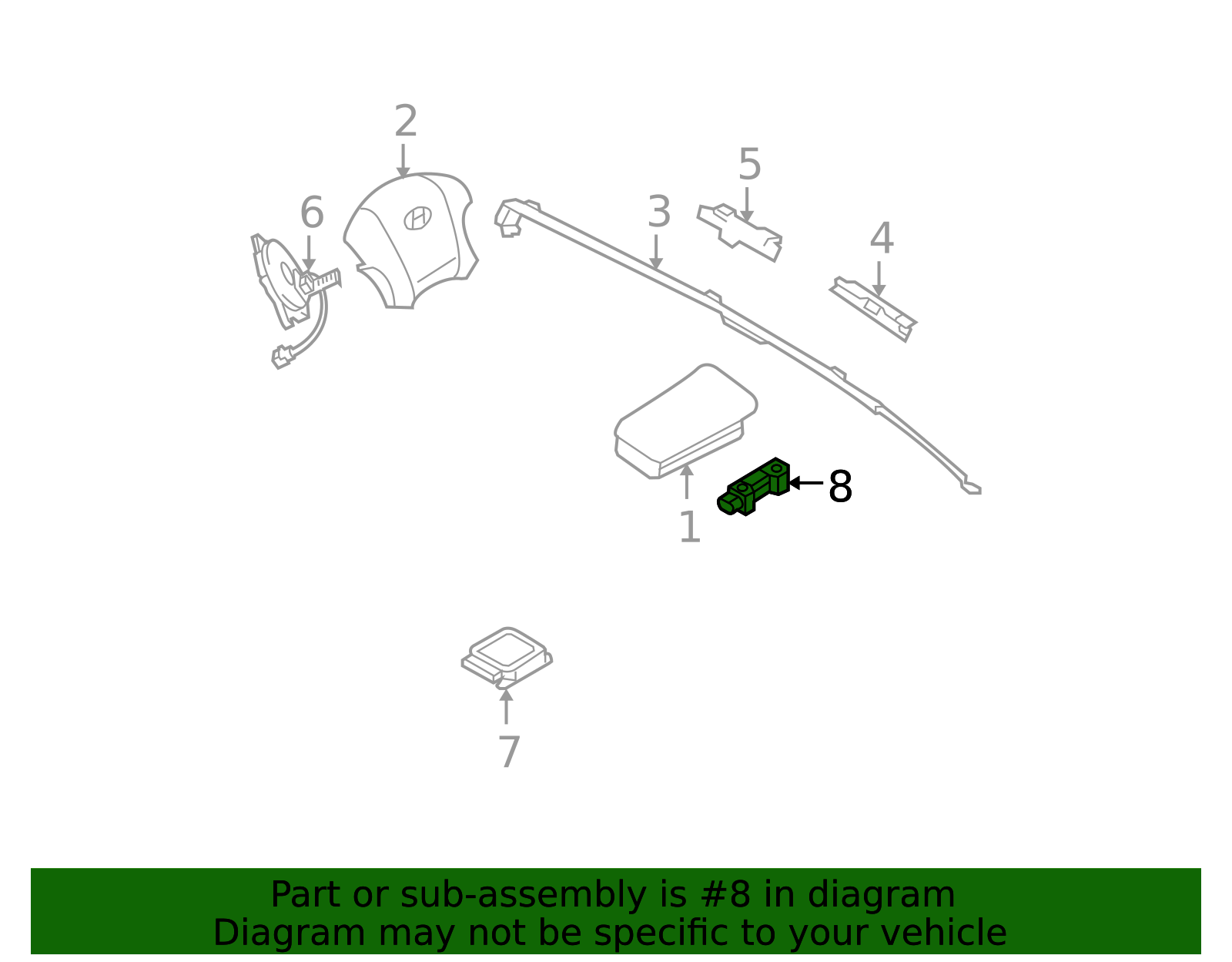 2005-2009 Hyundai Tucson Impact Sensor 95920-2E000 | MotorMotor
