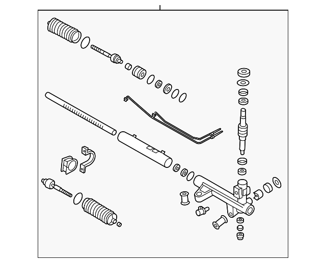 2003-2006 Kia Sorento | Steering Gear | 57710-3E000 | Kia Auto Parts