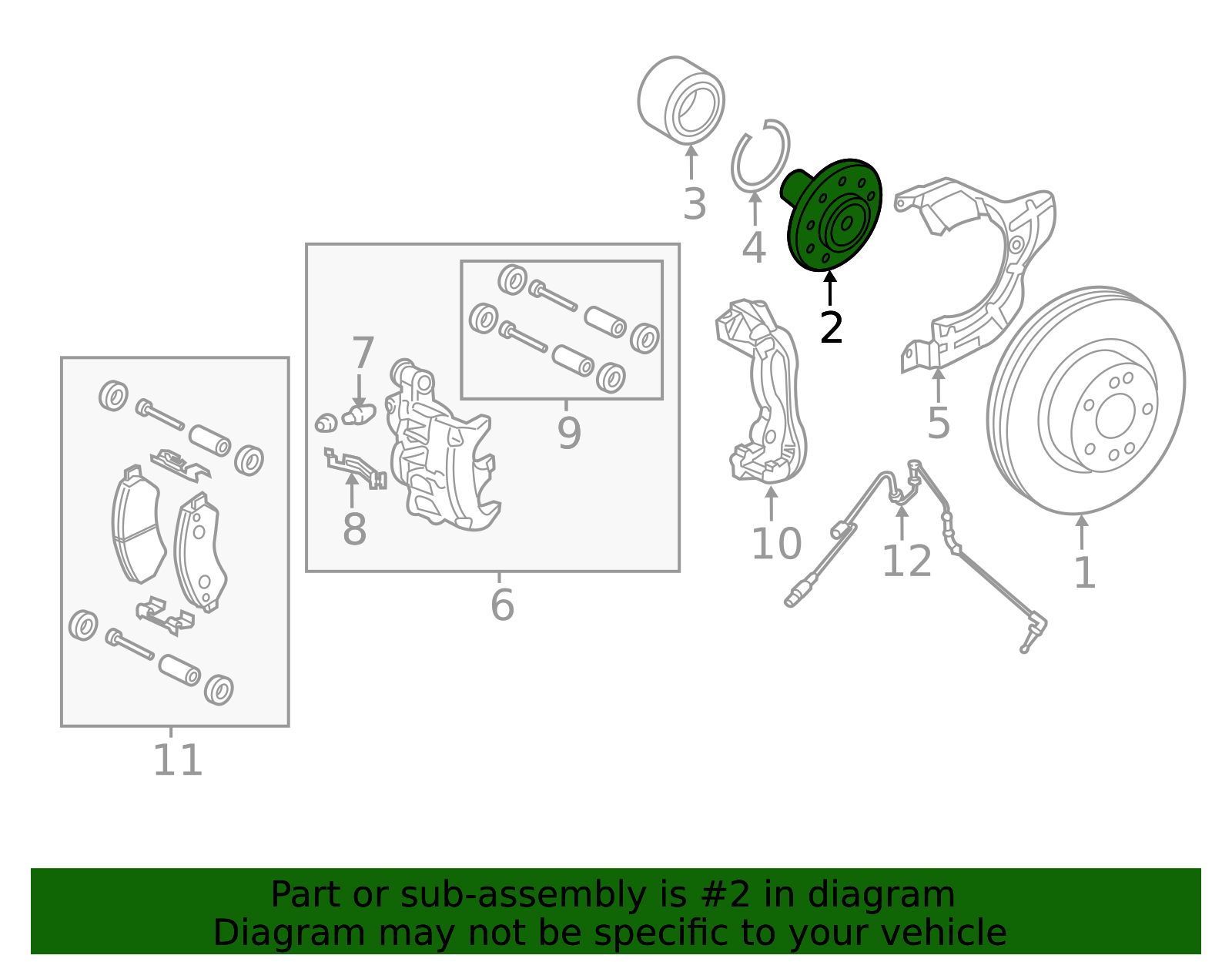 2014-2025 Ram Hub Assembly 68099264AA | Mopar Parts Canada