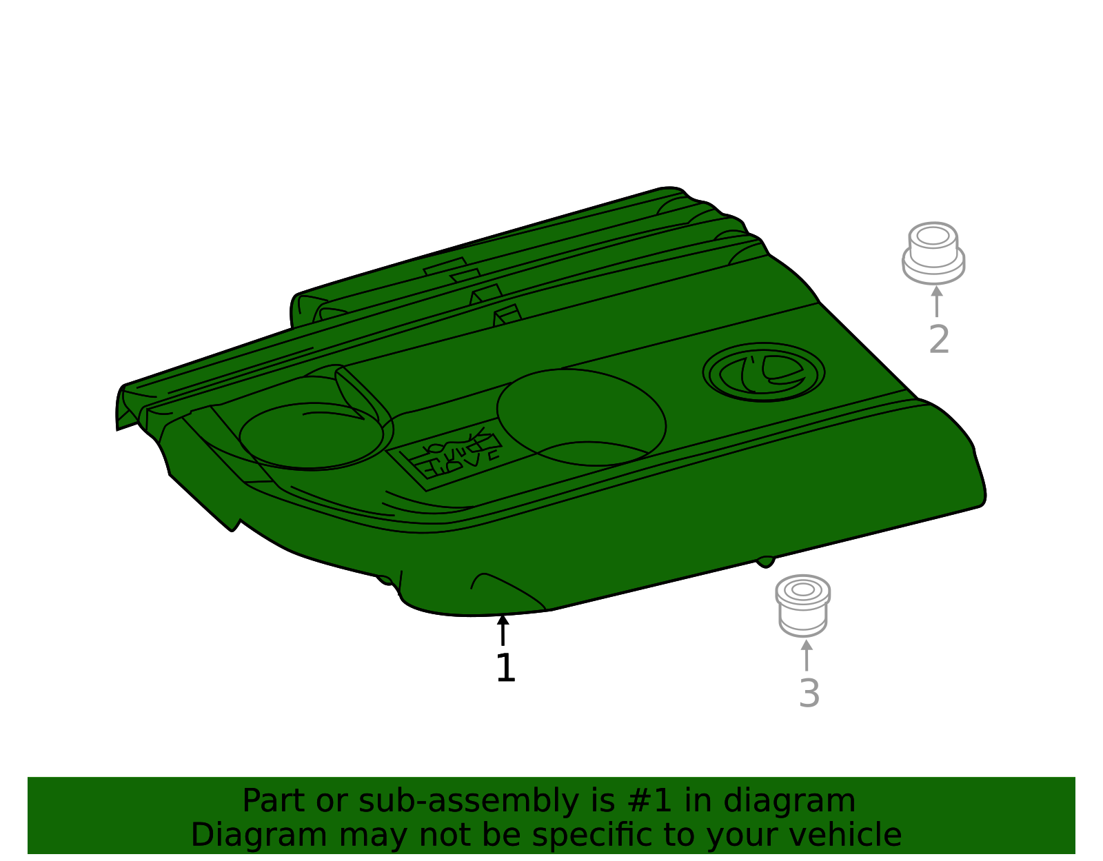 12601-24021 - Engine Cover 2019-2024 Lexus | Lexus Parts Outlet