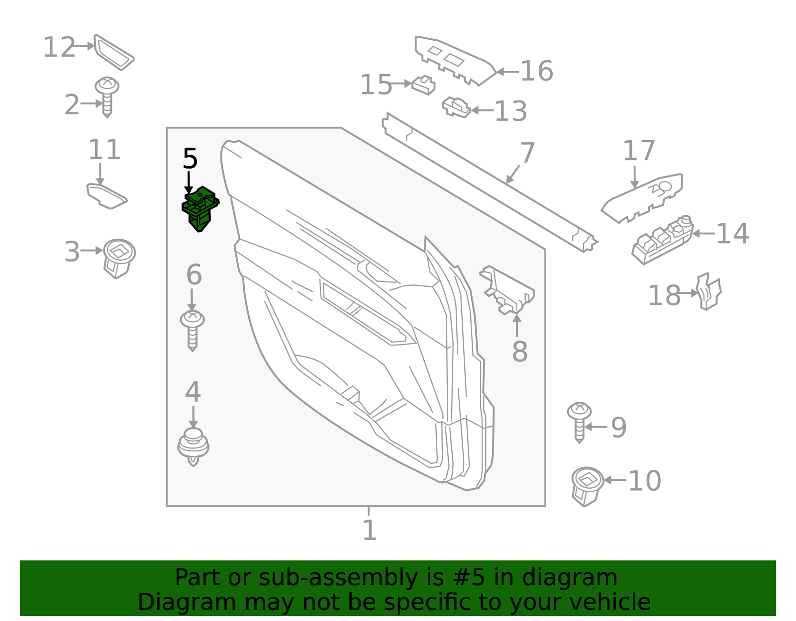 KB7W-68-AB1 - Door Trim Panel Upper Clip 2017-2025 Mazda CX-5 | Mazda-Parts