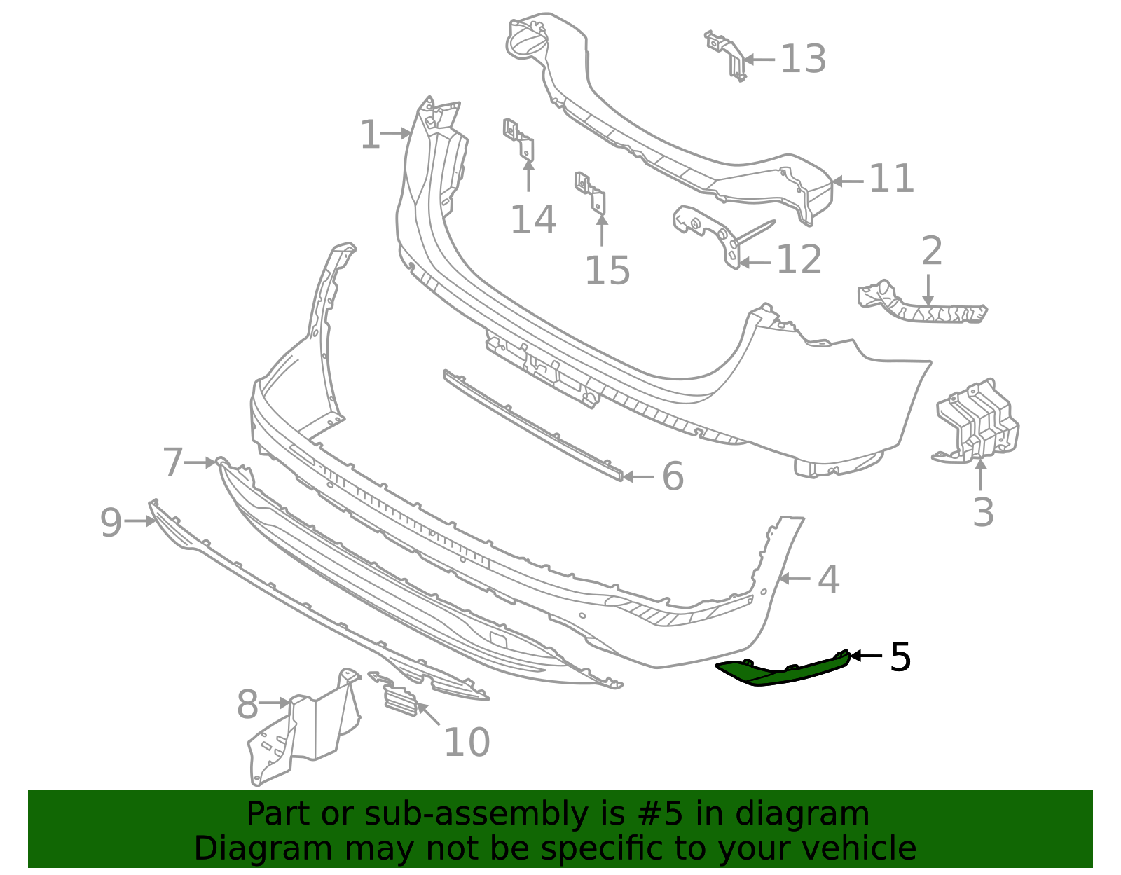 2021-2023 Hyundai Santa Fe Outer Molding 86695-S1600 | World OEM Parts ...