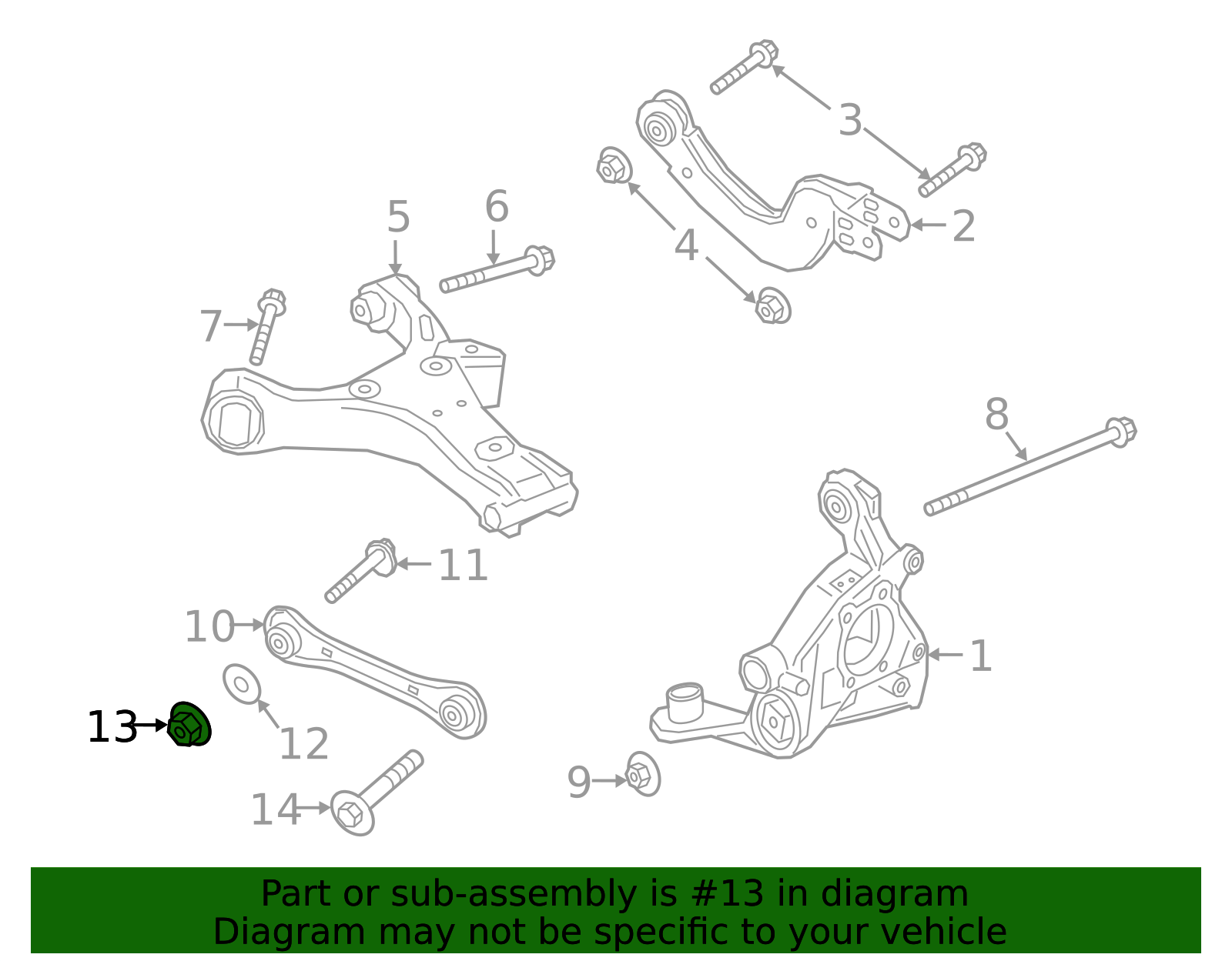 Outer Tie Rod Nut W716883-S440 | OEM Parts Online