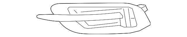 71503-TBA-A00 - Garnish R Rear Bumper Side - 2016-2020 Honda Civic ...