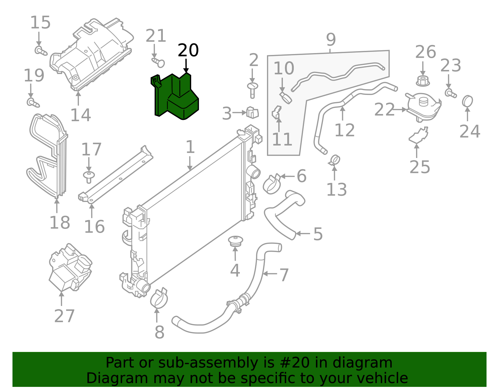 2021-2024 Nissan Kicks Air Guide 21494-5R00A | Bill Kay Nissan Parts