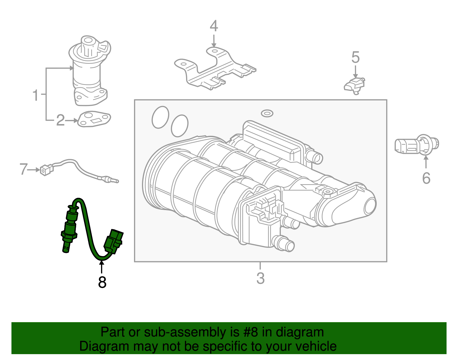 36542-5MR-A51 - Oxygen Sensor 2018-2025 Honda Odyssey | Group 1 Auto Parts
