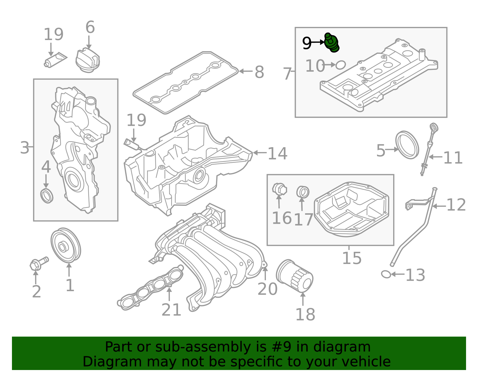Genuine Pcv Valve (y62 Ta60 P16 F15 D40 M20 R51 A60 A61 +more) - 11810 ...