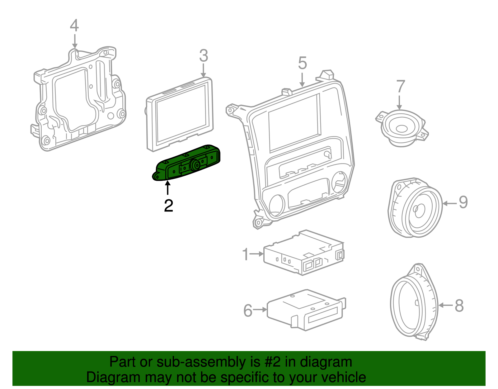 2018-2019 Chevrolet F Control 86531670 GM | GMPartsDirect.com