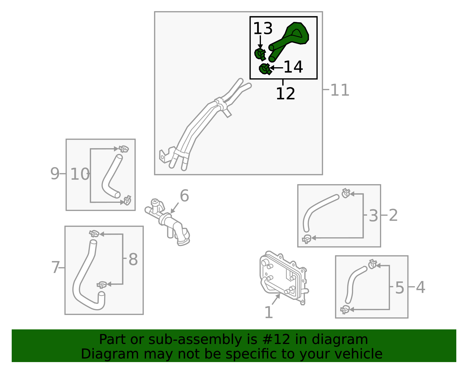2013-2016 Hyundai Santa Fe Sport Hose 97324-2W100 | MotorMotor