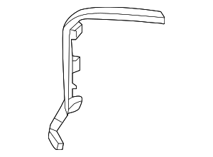 Genuine Toyota Side Molding part# 53123-0D080 for 2015-2017 Toyota ...