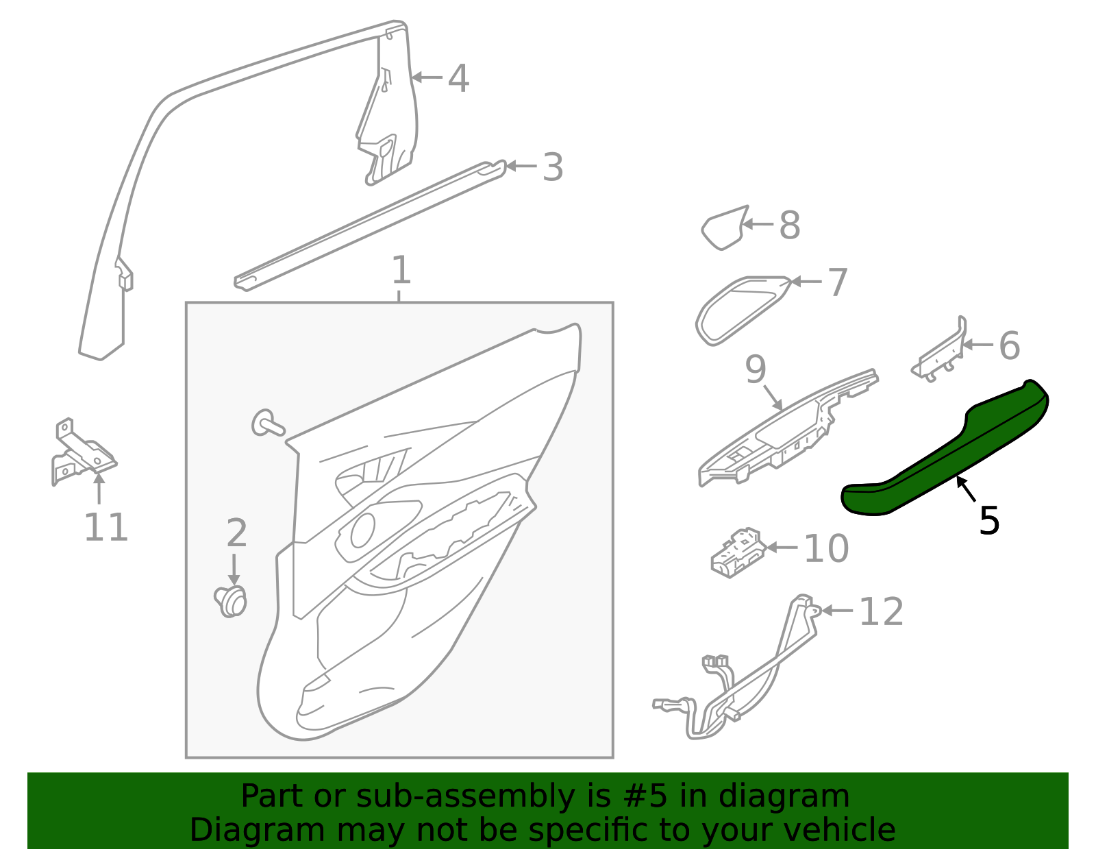 83752-TJB-A01ZB - High-Quality Door Armrest for AutoNation Parts