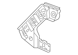 11K-807-393 - Bumper Bracket 2023-2024 Volkswagen ID.4 | Wolfsburg ...