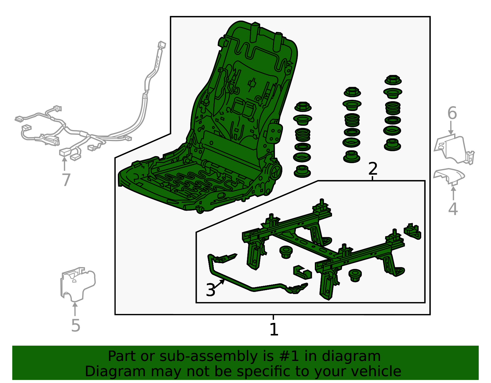 Seat Frame 81126-T0A-L81 - Structure and Safety OEM Certified ...