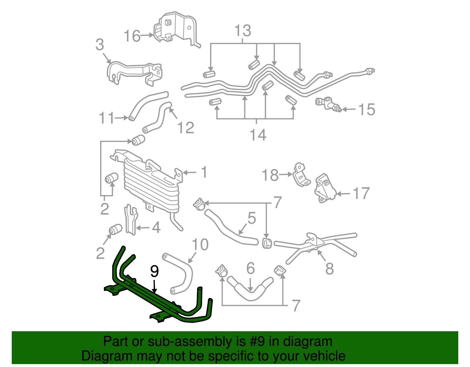 Toyota Parts Tube Assembly 32907-60071 | Toyota Parts|Toyota Online ...