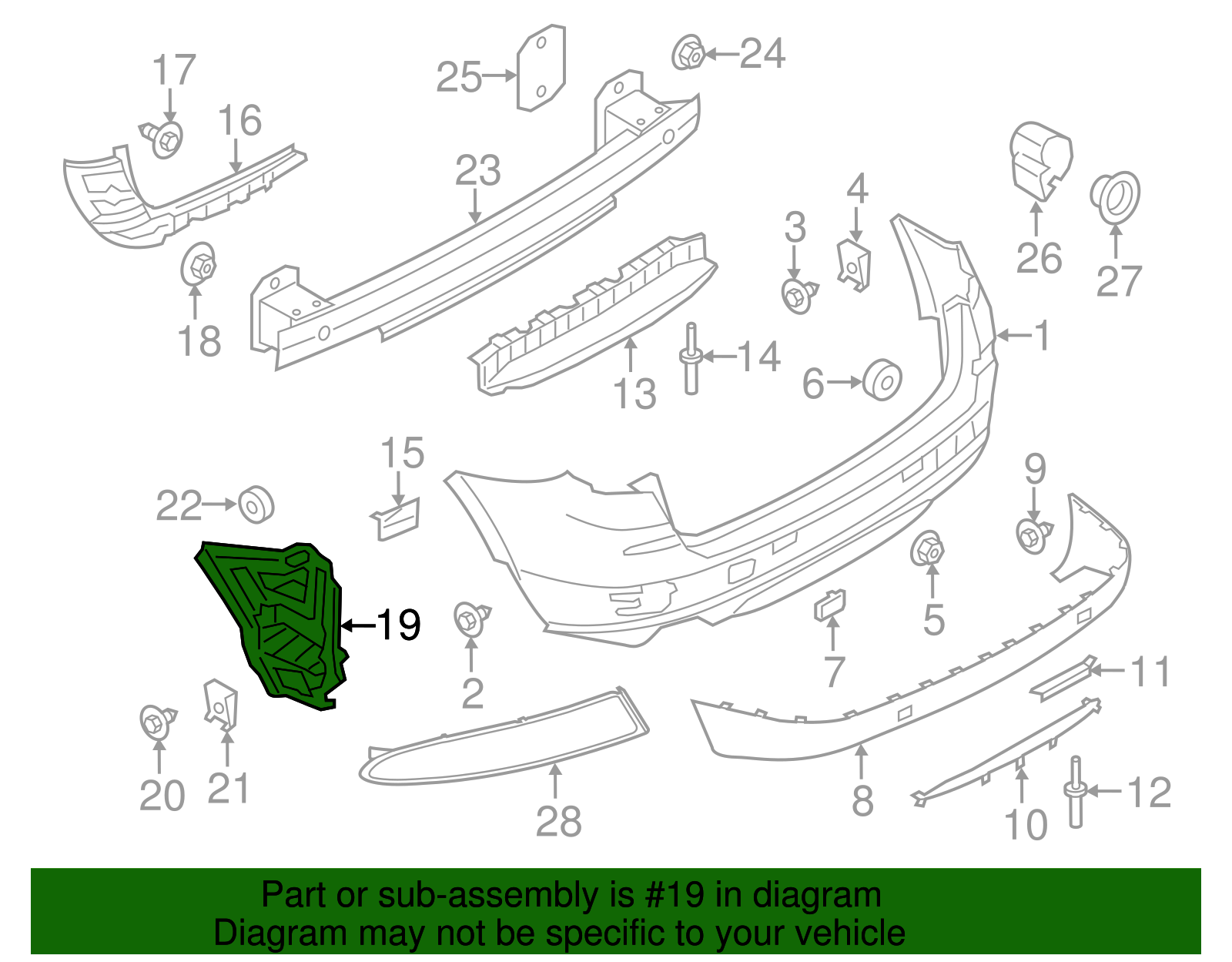 2011-2014 BMW X3 Outer Support 51-12-7-210-077 | BMW OEM Parts