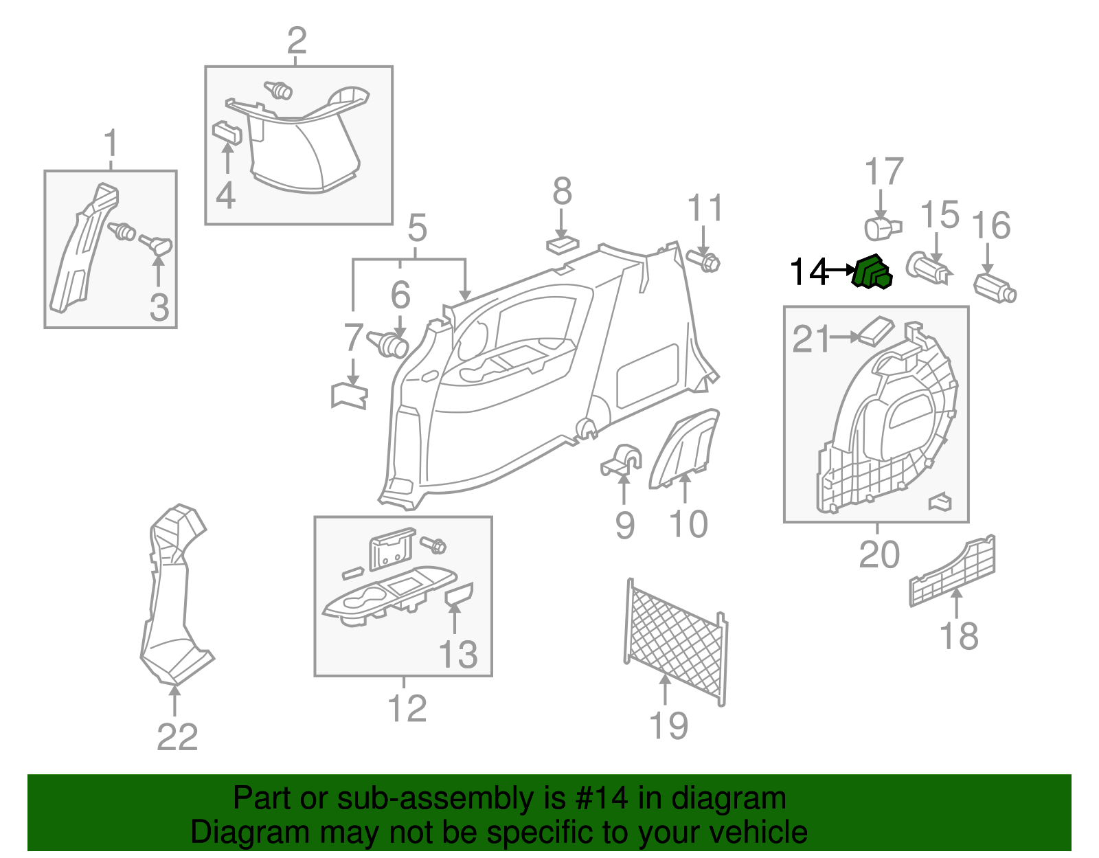 38520-SHJ-A61ZB - Power Outlet 2005-2011 Honda | Honda Parts Online