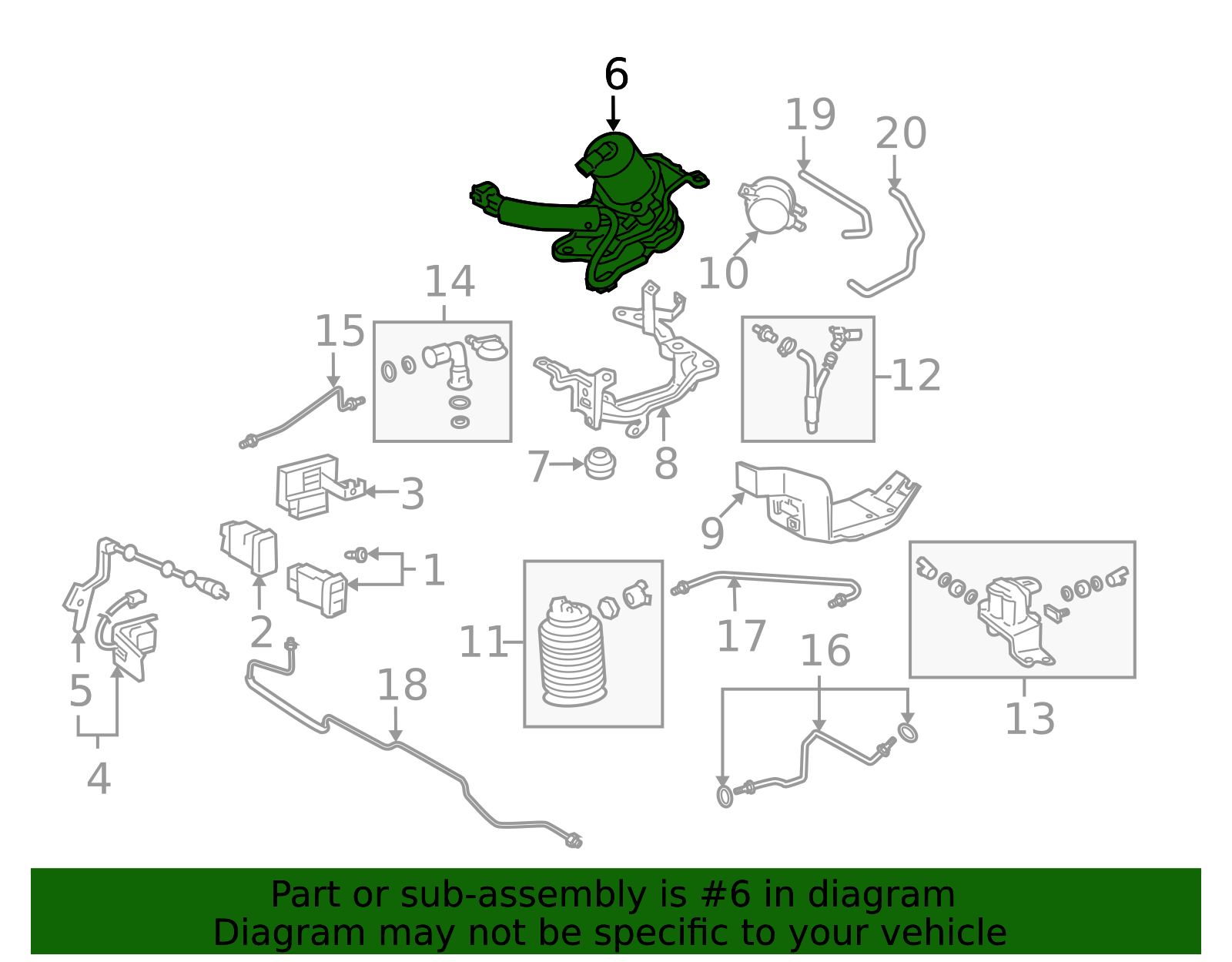 OEM 2005-2007 Toyota Sequoia Compressor Assembly Part # 48914-34011 ...