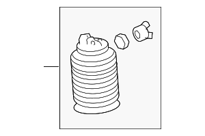 Genuine Official Toyota REAR Air Suspension Air Bag (Left OR Right ...